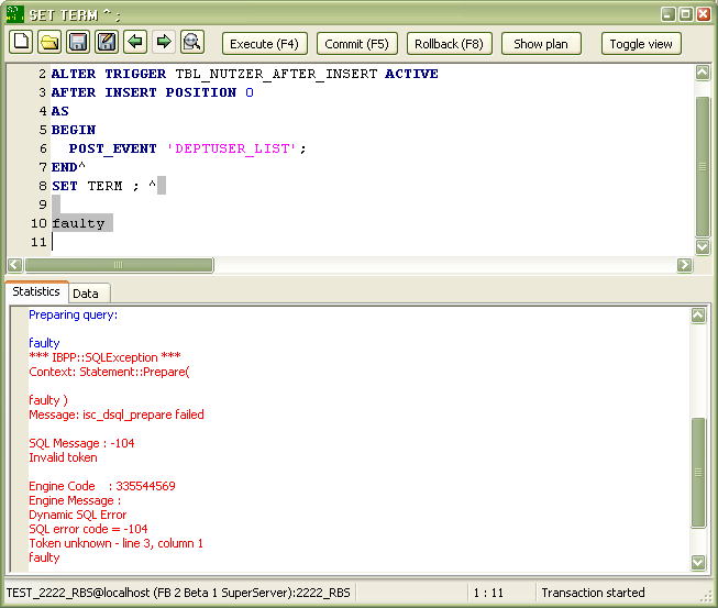 Flamerobin for Firebird! - Patrickz - just a developer